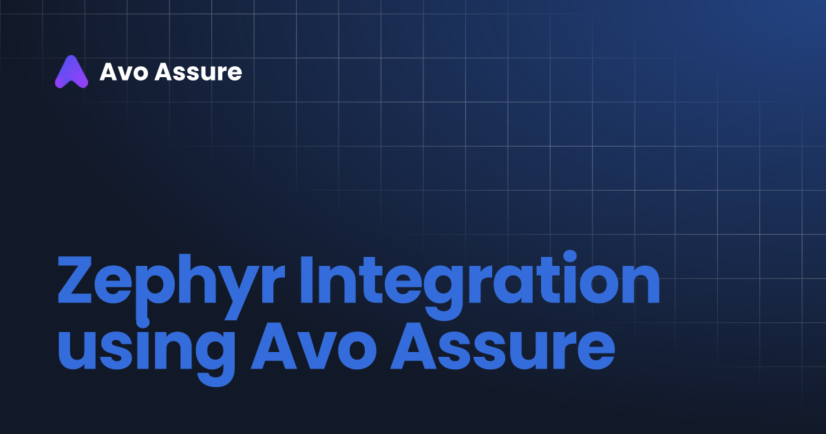 Zephyr Integration Using Avo Assure Avo Assure